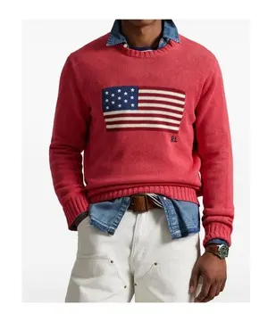 Polo Ralph Lauren Iconic Flag Crewneck Sweater