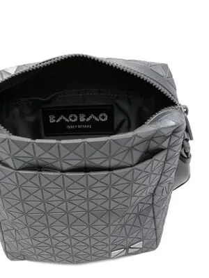 Issey Miyake Geometric Messenger Bag - Grey