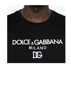Dolce & Gabbana Dolce Gabbana Logo Embroidered T-shirt
