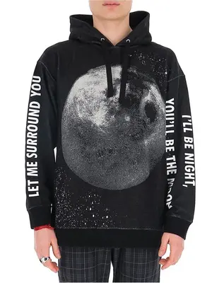 Valentino Garavani Moon Print' Oversized Hoodie