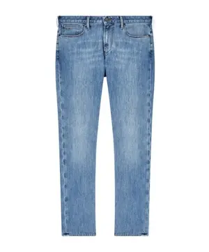 Emporio Armani Washed Slim Fit Jeans - Blue