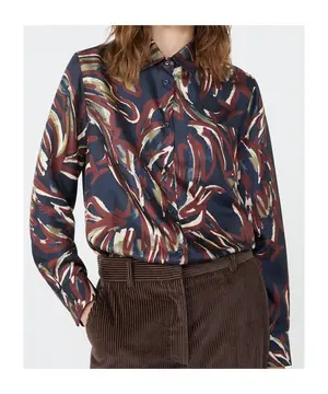 Max Mara Printed Twill Shirt