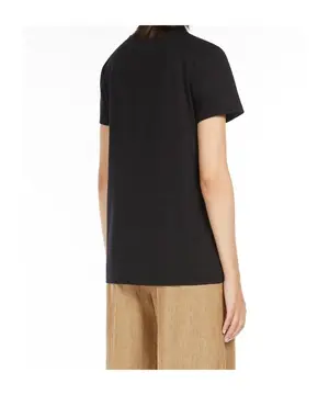 Max Mara Giovane Logo Embroidered Crewneck T-shirt