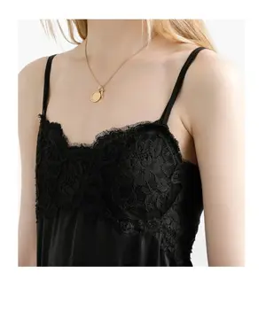 Dolce & Gabbana Lace Detailed Satin Dress