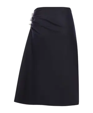 Dries Van Noten Asymmetrical Ruffled Skirt