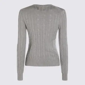 Polo Ralph Lauren Cable-knit Crew Neck Jumper - Grey