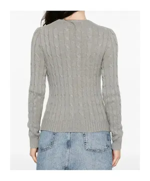 Polo Ralph Lauren Cable-knit Crew Neck Jumper - Grey