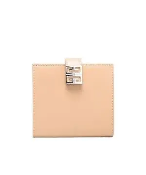 Givenchy Logo-plaque Leather Purse - Nude