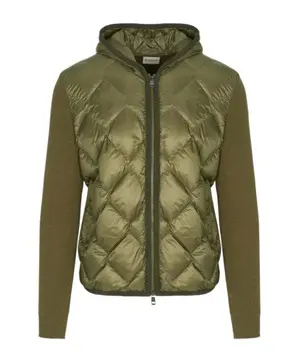 Moncler Hooded Quilted Down Jacket