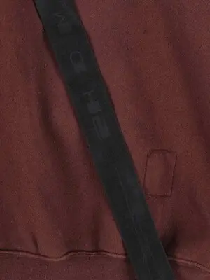 Rick Owens Oversized Drawstring Hoodie - Brown