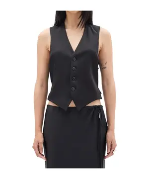 ANN DEMEULEMEESTER V-neck Tailored Waistcoat