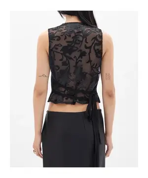 ANN DEMEULEMEESTER V-neck Tailored Waistcoat