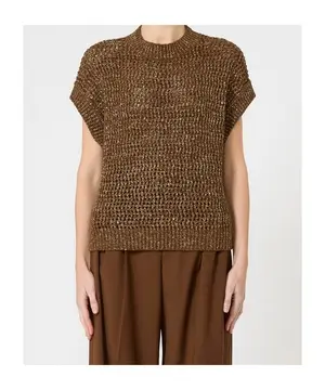 Max Mara Openwork Knit Top