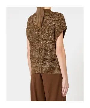 Max Mara Openwork Knit Top