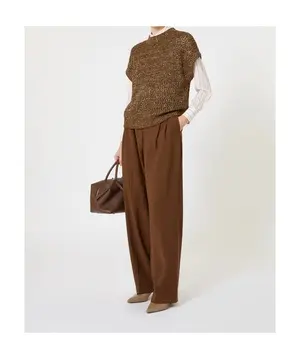 Max Mara Openwork Knit Top