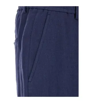 Emporio Armani Straight-leg Linen Pants
