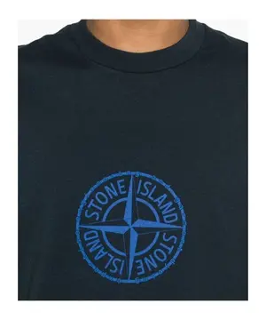 Stone Island Logo Print T-shirt