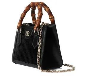 Gucci Diana Sequined Tote Bag With Bamboo Handles