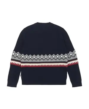 Burberry Fair Isle Knit Sweater - Black