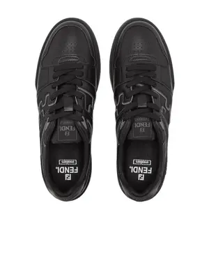 Fendi Match Low Top Sneakers - Black