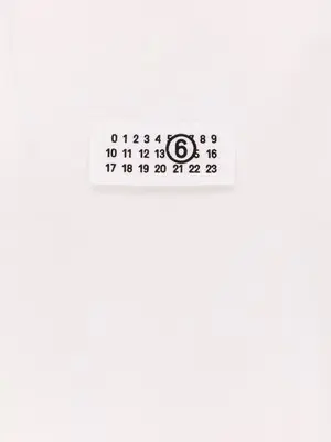 MAISON MARGIELA Logo Patch Crewneck T-shirt - White