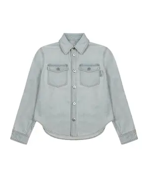 Bottega Veneta Extra Bleached Denim Shirt - Light Blue