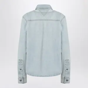 Bottega Veneta Extra Bleached Denim Shirt - Light Blue