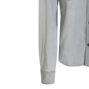 Bottega Veneta Extra Bleached Denim Shirt - Light Blue