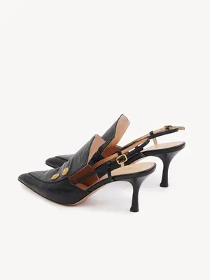 Chloé Pointed Toe Slingback High Heel Sandals