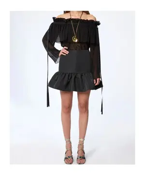 Nina Ricci Mini Peplum Skirt