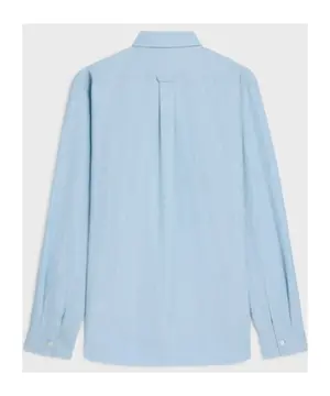 Celine Relaxed Shirt In Chambray Cotton - Blue