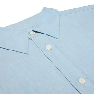 Celine Relaxed Shirt In Chambray Cotton