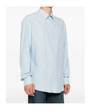 Celine Relaxed Shirt In Chambray Cotton