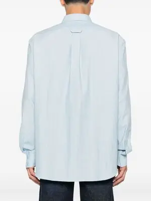 Celine Relaxed Shirt In Chambray Cotton
