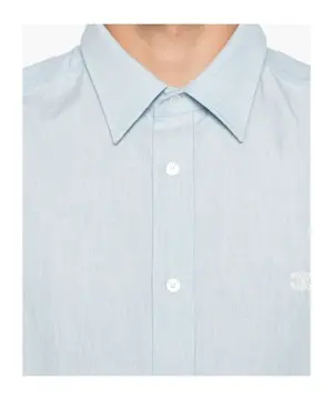 Celine Relaxed Shirt In Chambray Cotton