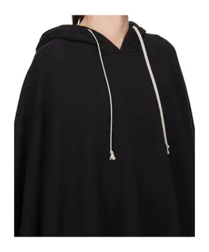 Rick Owens Asymmetrical Hem Poncho