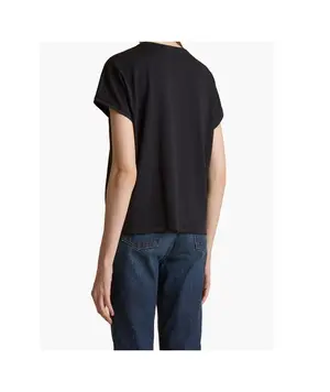 Khaite Devra V-neck Short Sleeve Top