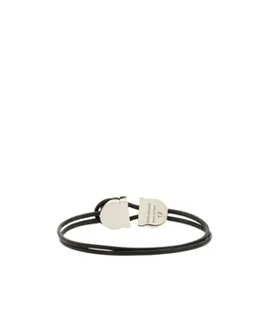 FERRAGAMO Double Cord Bracelet With Gancini Detail