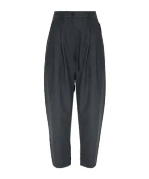 Studio Nicholson Wide-leg Double Pleated Trousers - Black