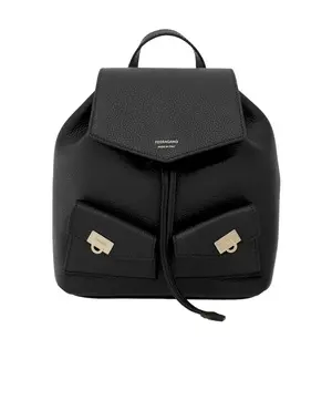 FERRAGAMO Printed Logo Backpack