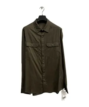 RICK OWENS Rick Owens Long Sleeve Collared Jacket With Chest Pockets