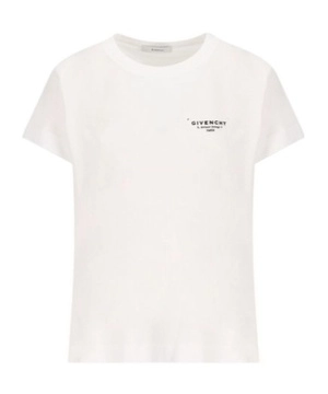 Givenchy Crewneck T-shirt With Logo Print - White
