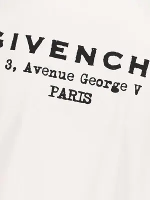 Givenchy Crewneck T-shirt With Logo Print - White
