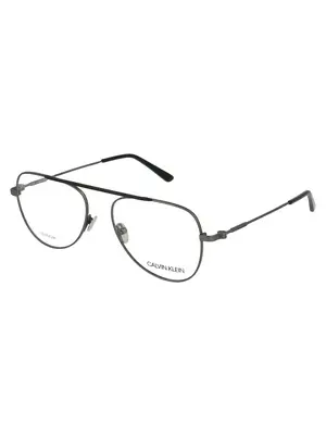 Calvin Klein Aviator Eyeglasses - Gray