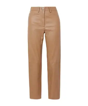 JOSEPH Teddy Leather Tapered Pants