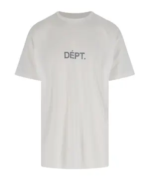 GALLERY DEPT. Logo Printed Crewneck T-shirt - White