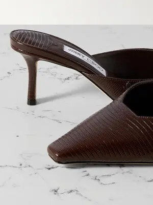 JIMMY CHOO Pointed Toe Stiletto Heeled Sandals