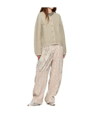 OPEN YY Shaggy V-neck Cardigan