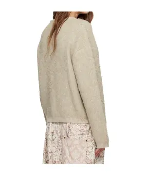 OPEN YY Shaggy V-neck Cardigan