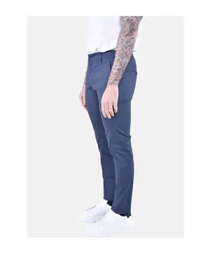 DONDUP Tailored Slacks With Belt Loops - Blue